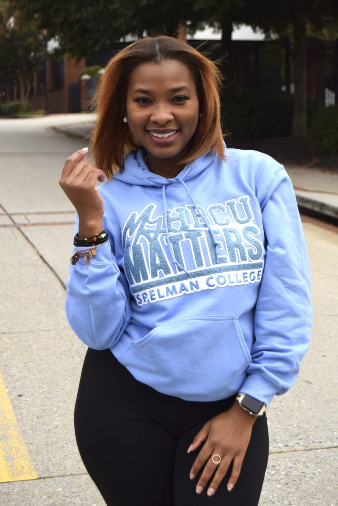 SPELMAN COLLEGE LIGHT BLUE MY HBCU MATTERS HOODIE - My HBCU Matters