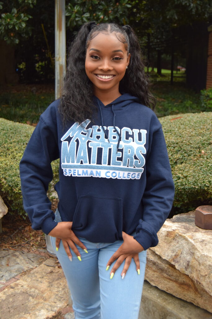 SPELMAN COLLEGE NAVY BLUE MY HBCU MATTERS HOODIE - My HBCU Matters